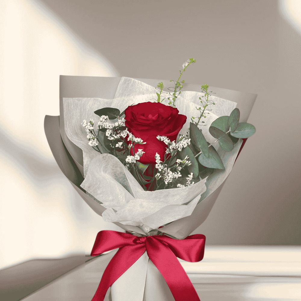 A Timeless Elegance - Single Stalk Bouquet by FARM Florist Singapore
