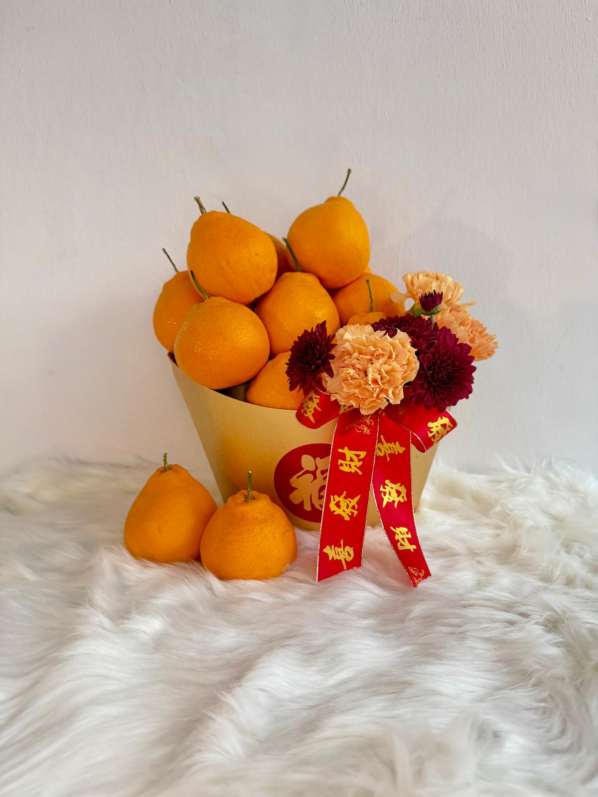 Golden Ingot Chinese New Year Basket - Farm Florist Singapore – #1 ...