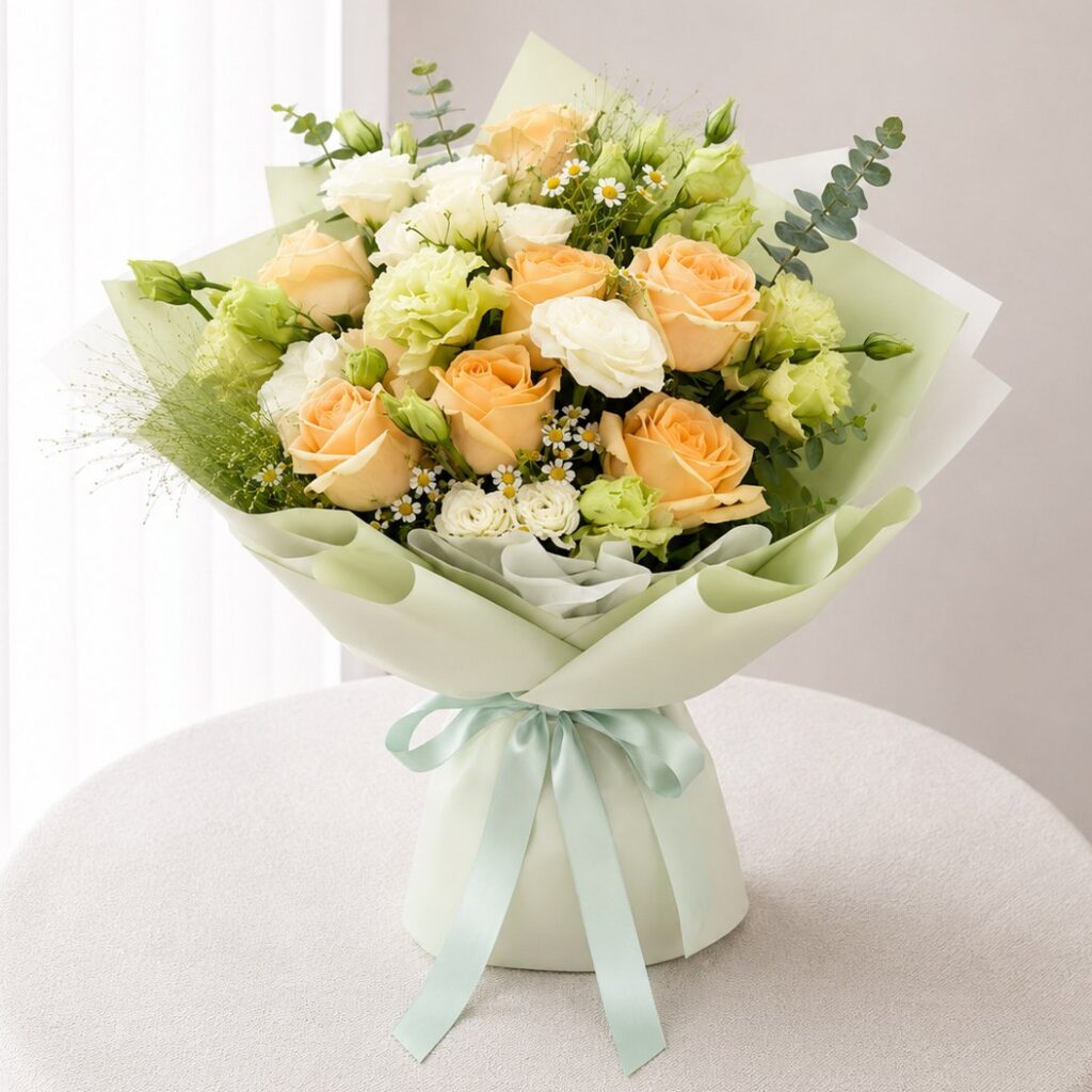 Devora Bouquet | Roses & Fresh Garden Blooms
